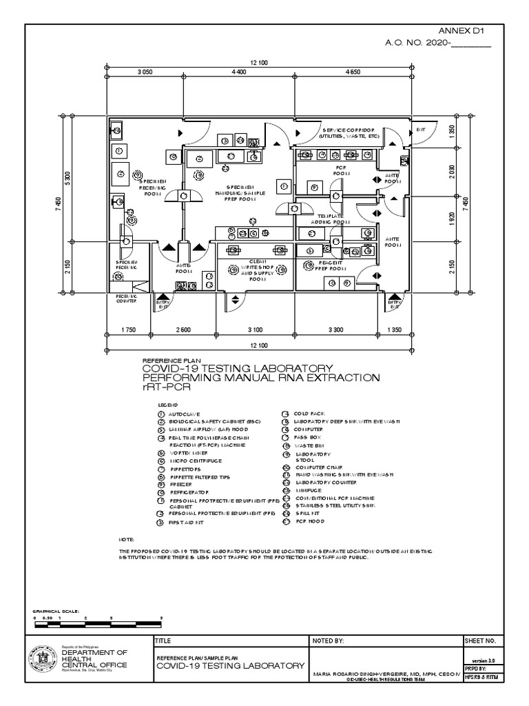 Floor plan for medical laboratory annex | PDF | Laboratories ...