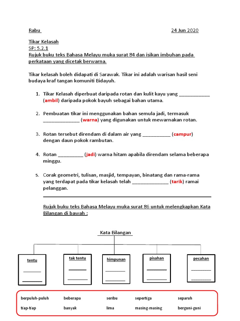 Tikar Kelasah ms84 | PDF