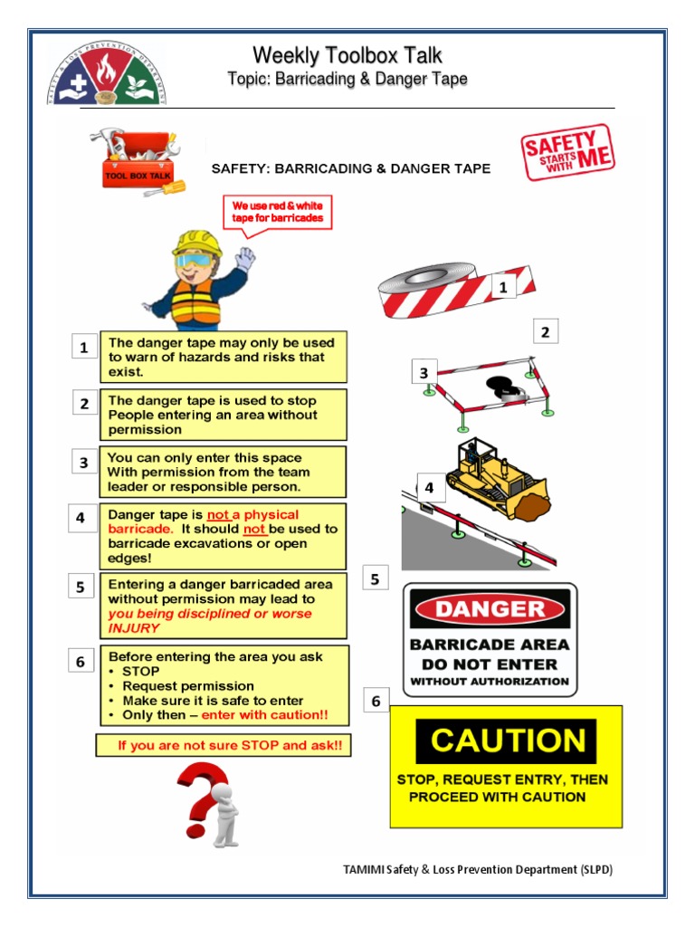TBT - Barricading & Danger Tape | PDF