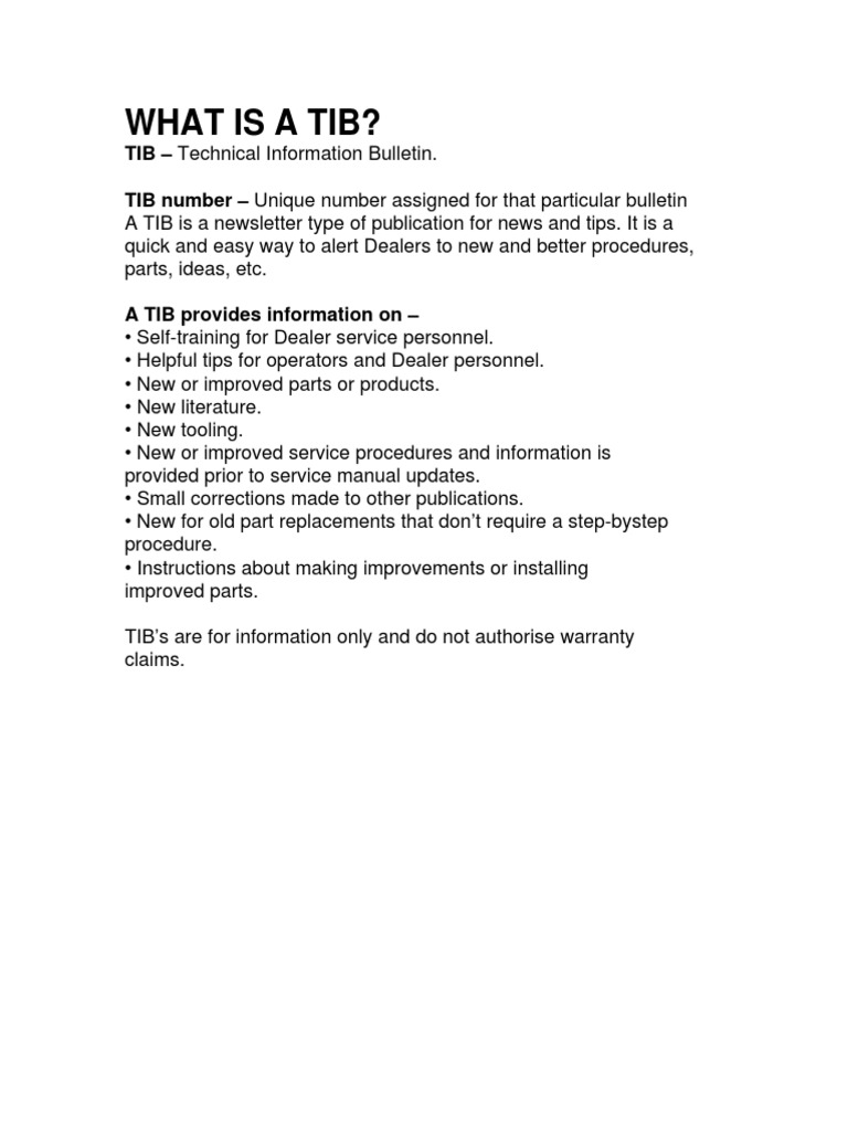 What Is A Tib-Oly - B | PDF | Business
