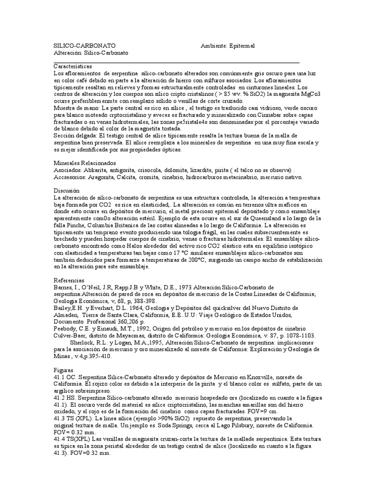 SMECTITA | PDF | Granito | Minerales