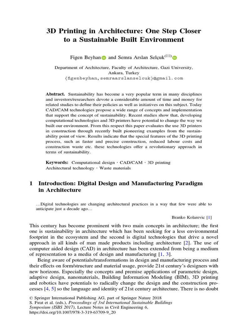 Material, Case Study, Future | PDF | 3 D Printing | Automation