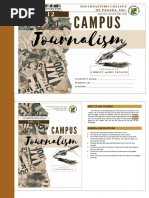 Campus Journalism Module #1 | PDF | Journalism | News Media
