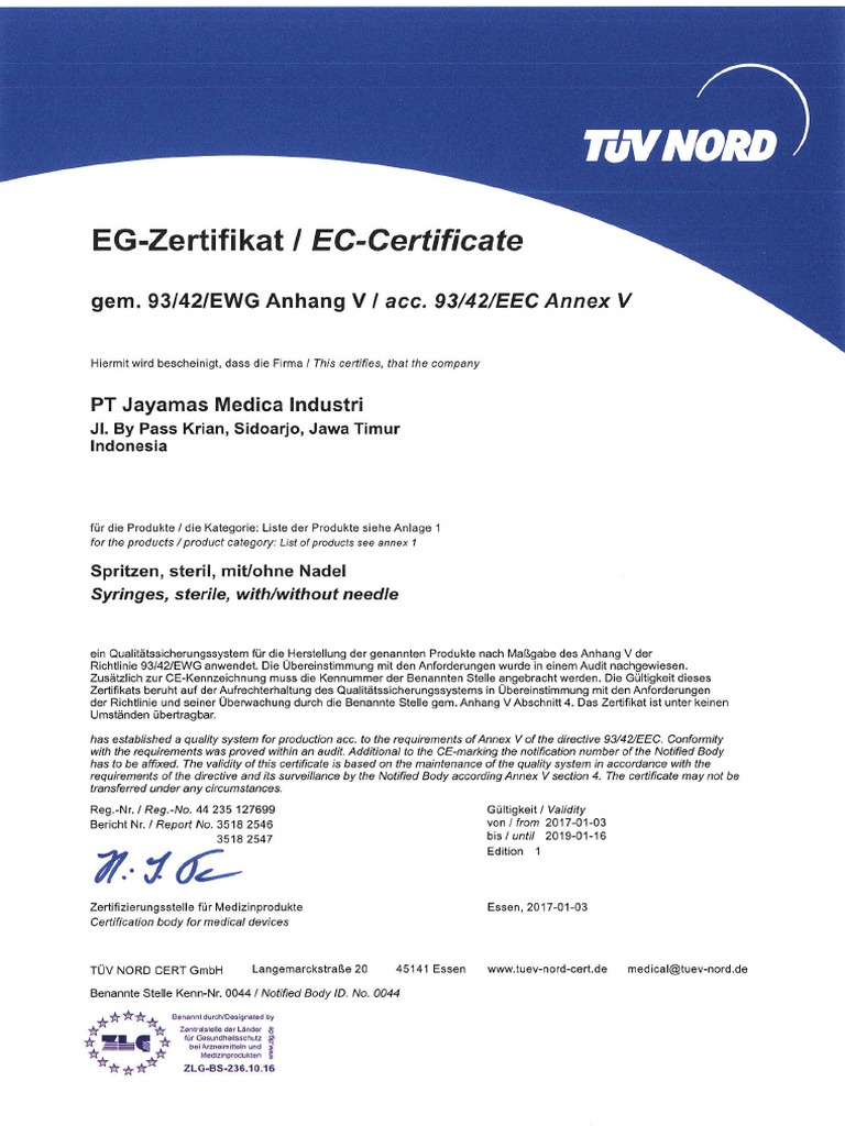 CE Certificate PDF | PDF