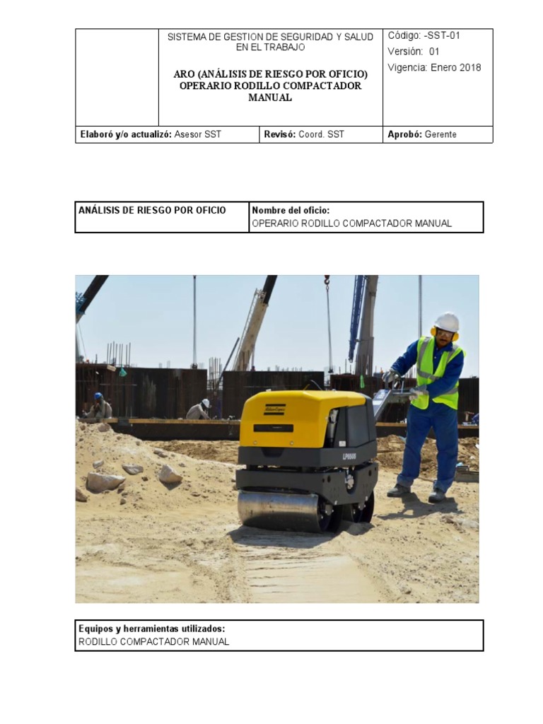 Rodillo Compactador Manual | PDF