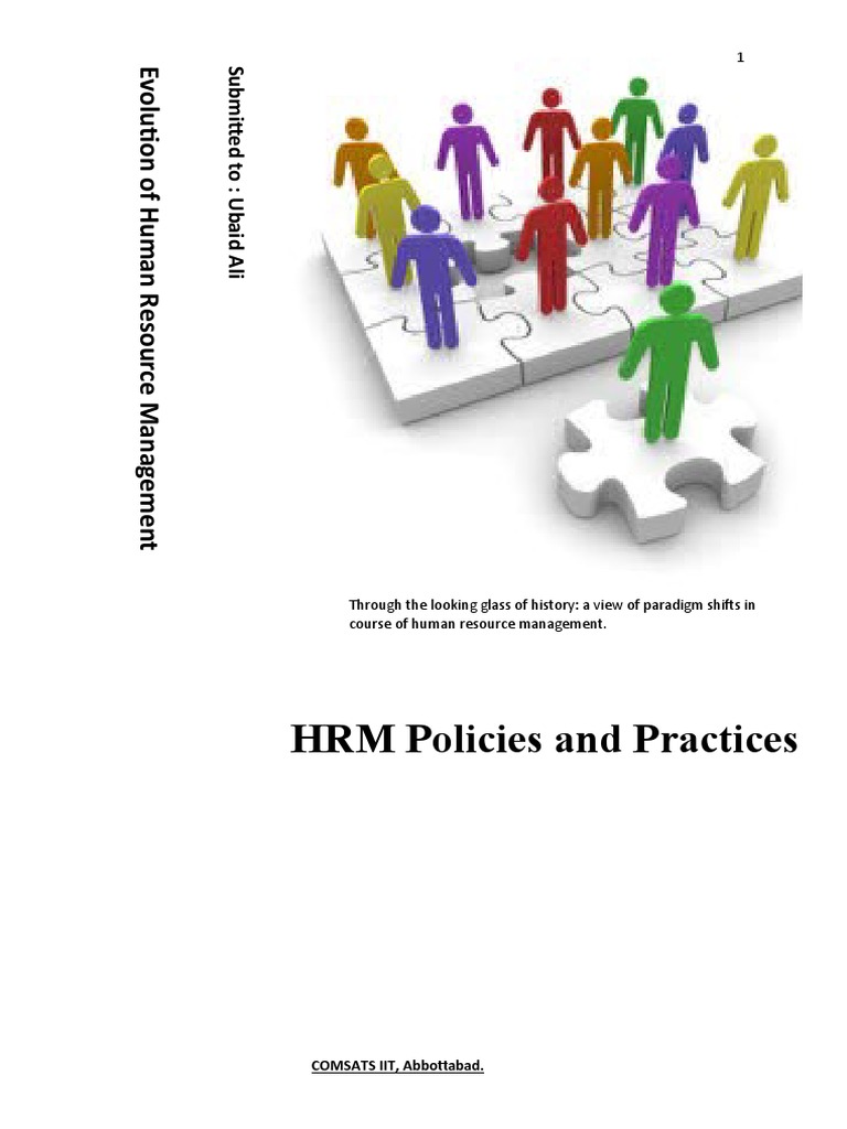 The Evolution of HRM | PDF | Human Resource Management | Employment