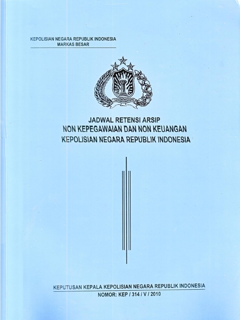 KEP. 314 Tentang JRA PDF | PDF