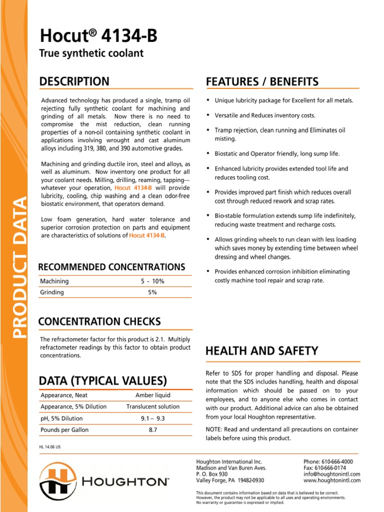 TDS Hocut 4134-B Us | PDF