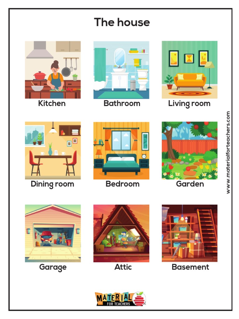 The House: Kitchen Bathroom Living Room | PDF