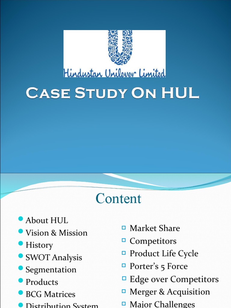 HUL - Case Study | PDF | Business | Marketing