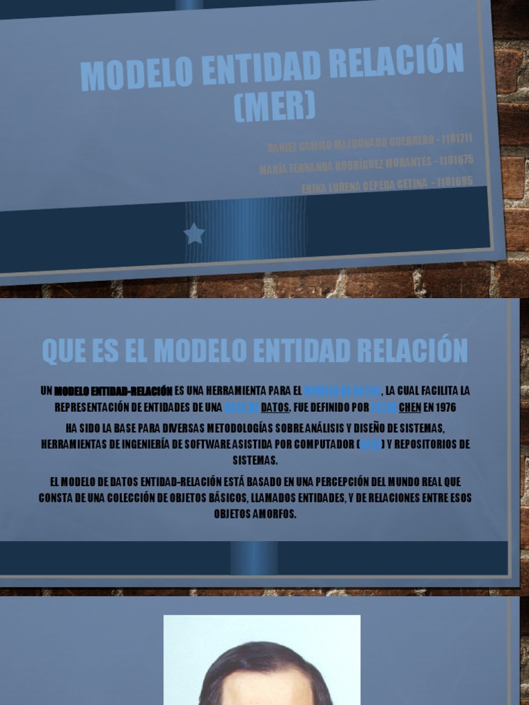 Modelo Entidad Relación (Mer) | PDF | Ingeniería de software | Informática