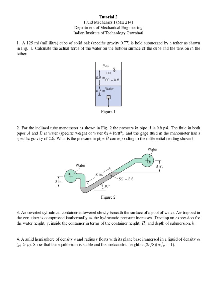 Tutorial 2 | PDF | Science & Mathematics