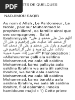 La Fameuse Salat Nariya | PDF | Doctrines et croyances religieuses ...