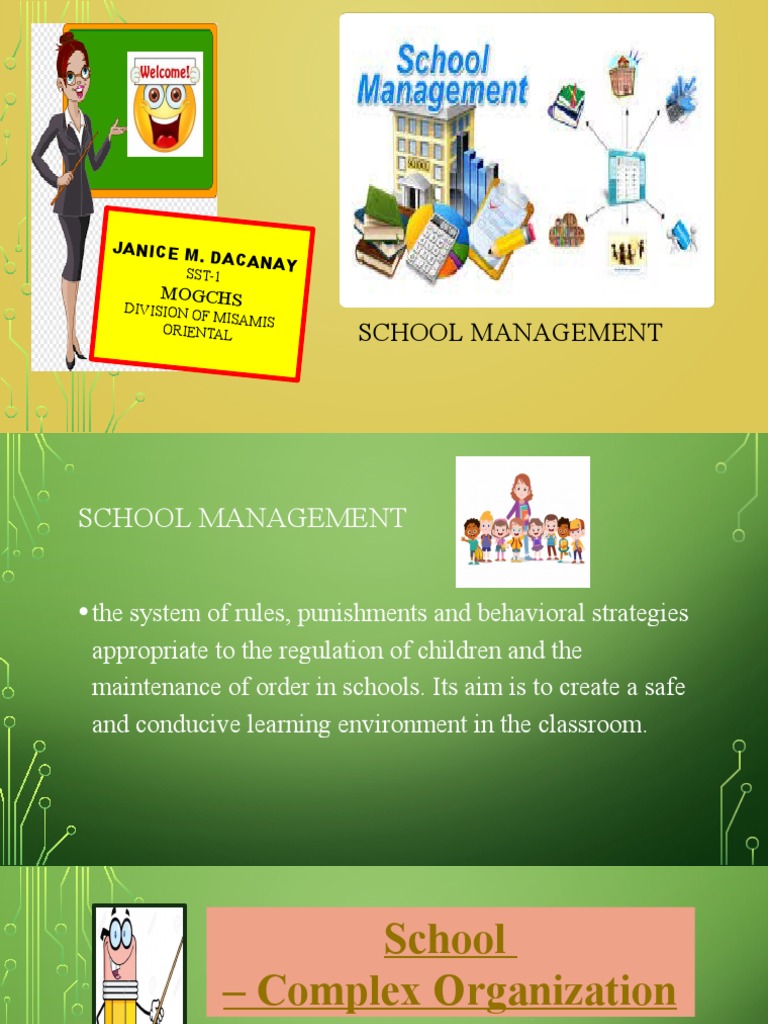 School Management | PDF | Teachers | Curriculum