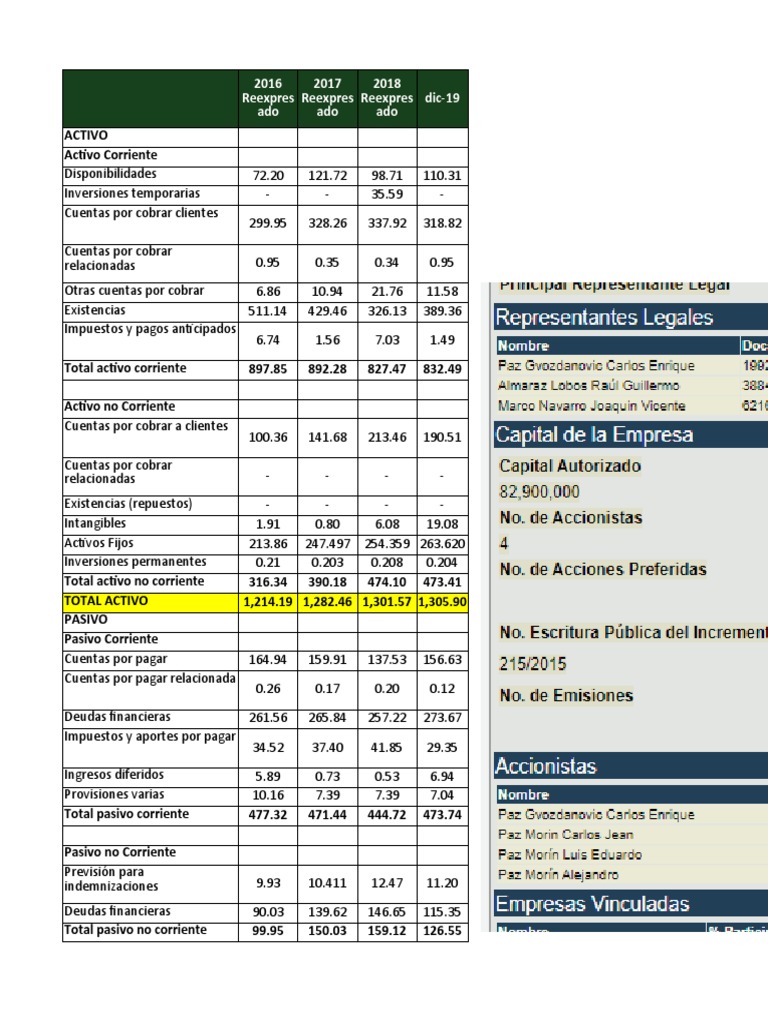 VPP de Nibol | PDF | Contabilidad financiera | Hoja de balance