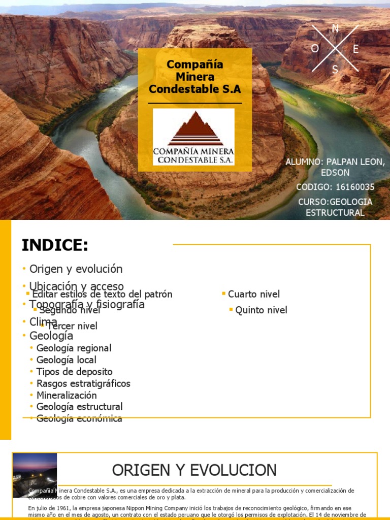 Compañía Minera Condestable S | PDF | Minería | Science