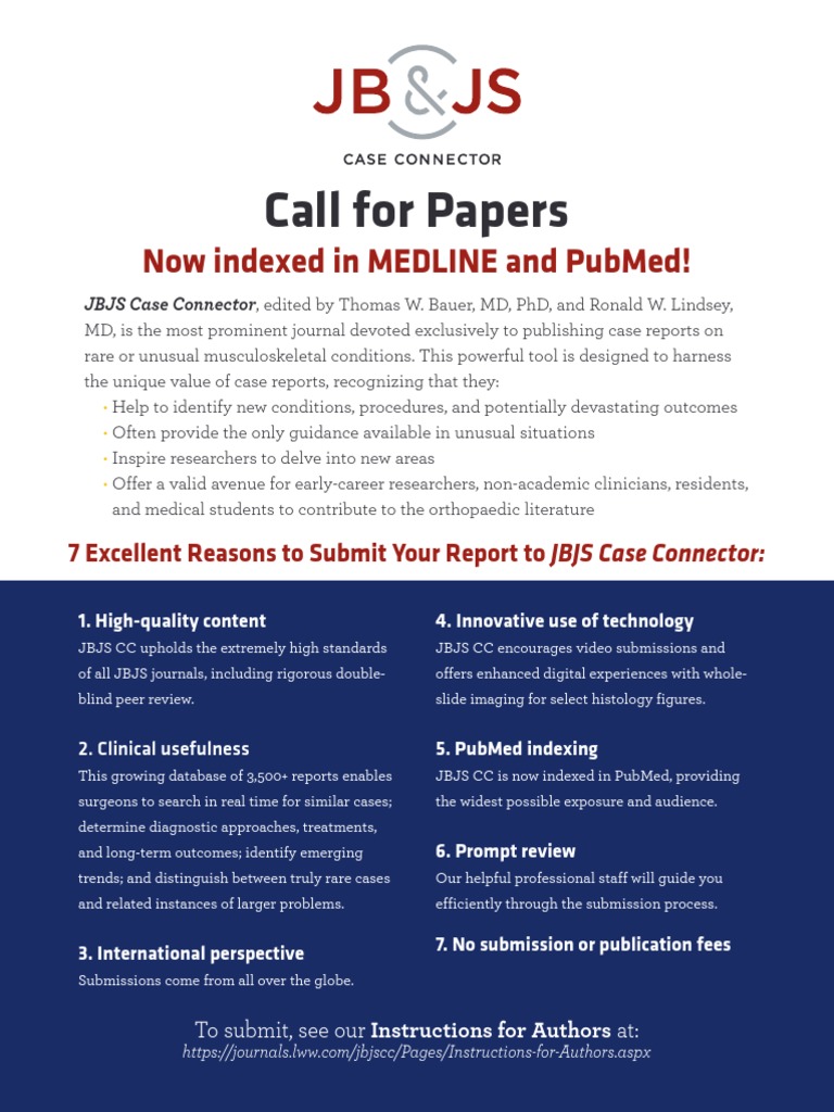 Submit Your Case Report to JBJS CC | PDF