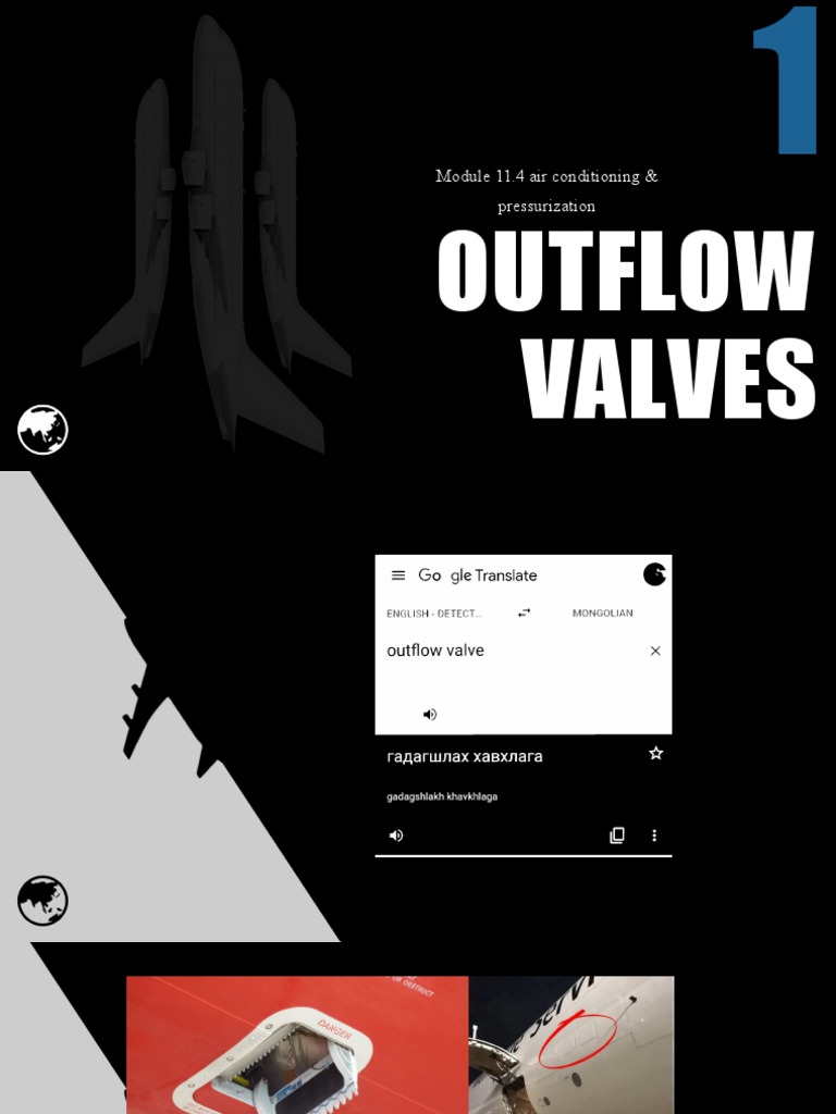 Outflow Valves: Module 11.4 Air Conditioning & Pressurization | PDF ...