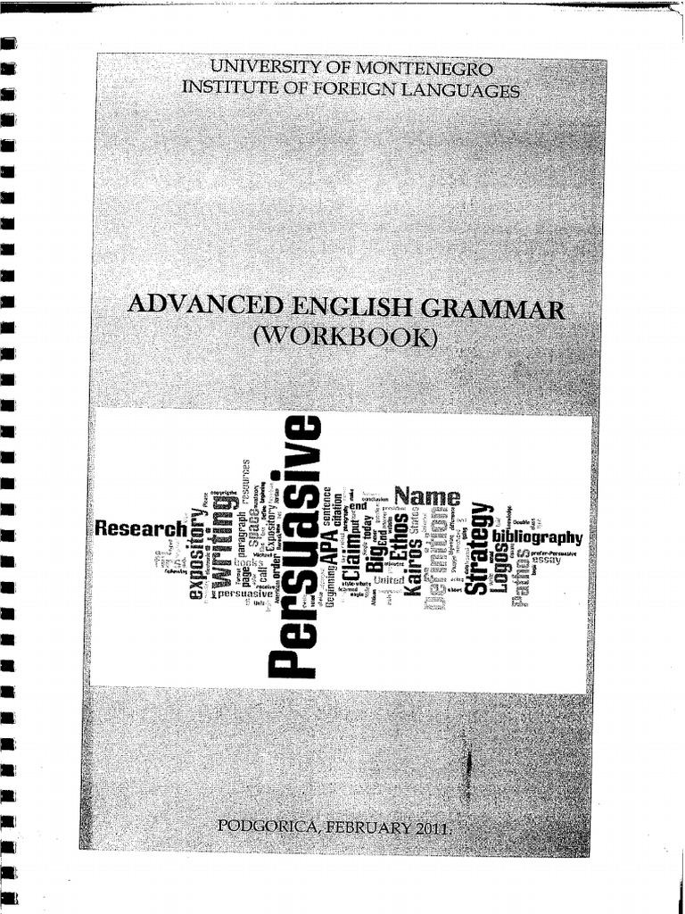 Advanced English Grammar | PDF