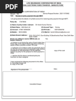LIC Neft Mandate Form-2 | PDF
