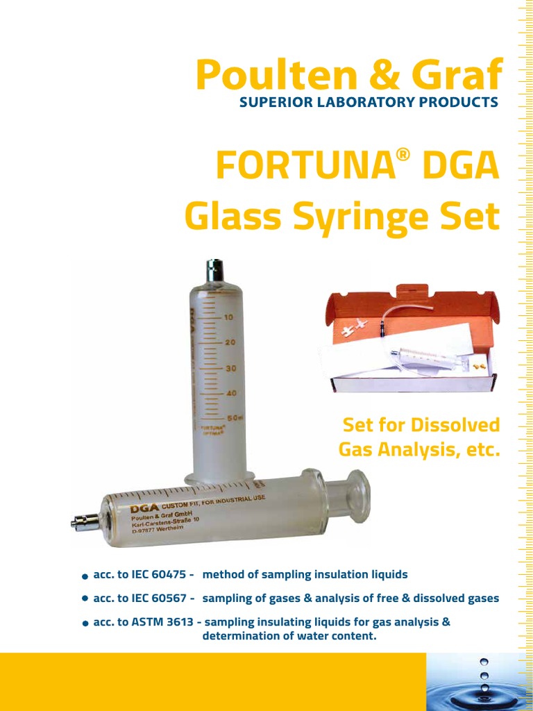 FORTUNA DGA Syringes EN 2019 11 PDF | PDF | Syringe | Valve