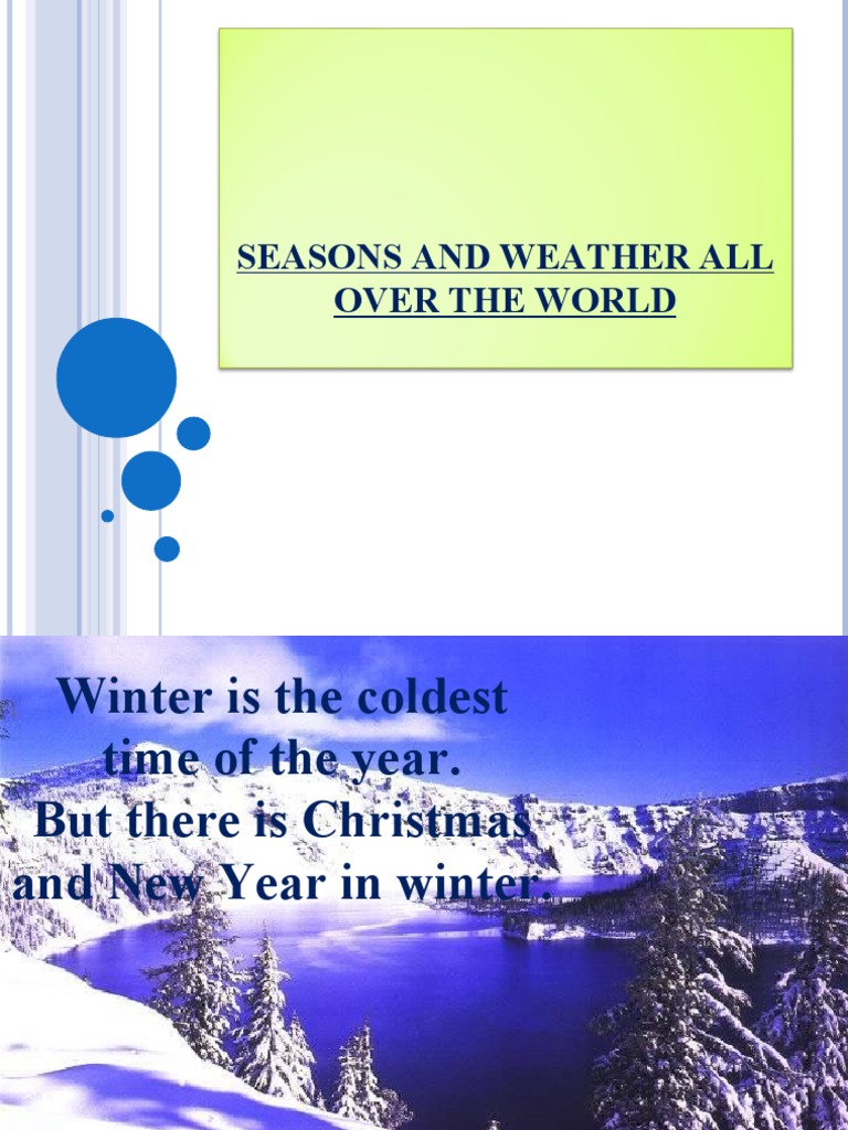 Seasons and Weather All Over The World | PDF | Travel | Art