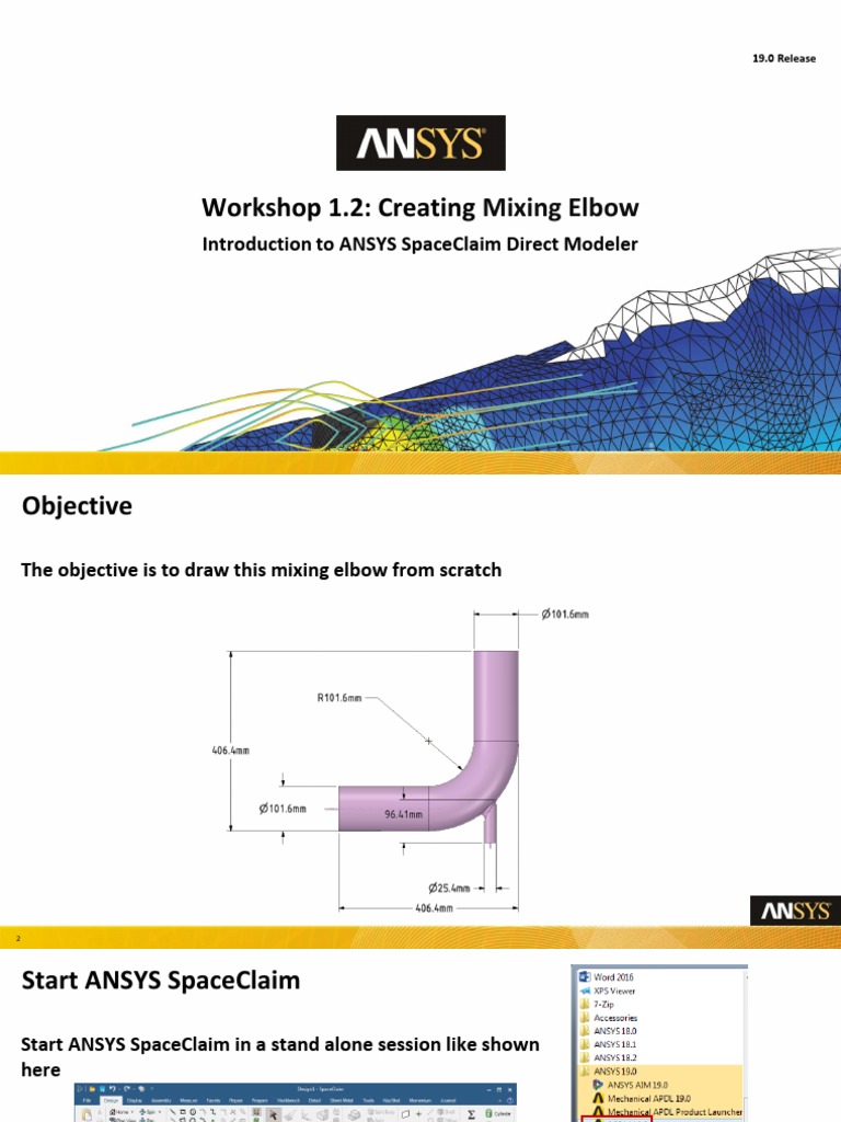 Workshop 1.2: Creating: Mixing Elbow | PDF | Angle | Space