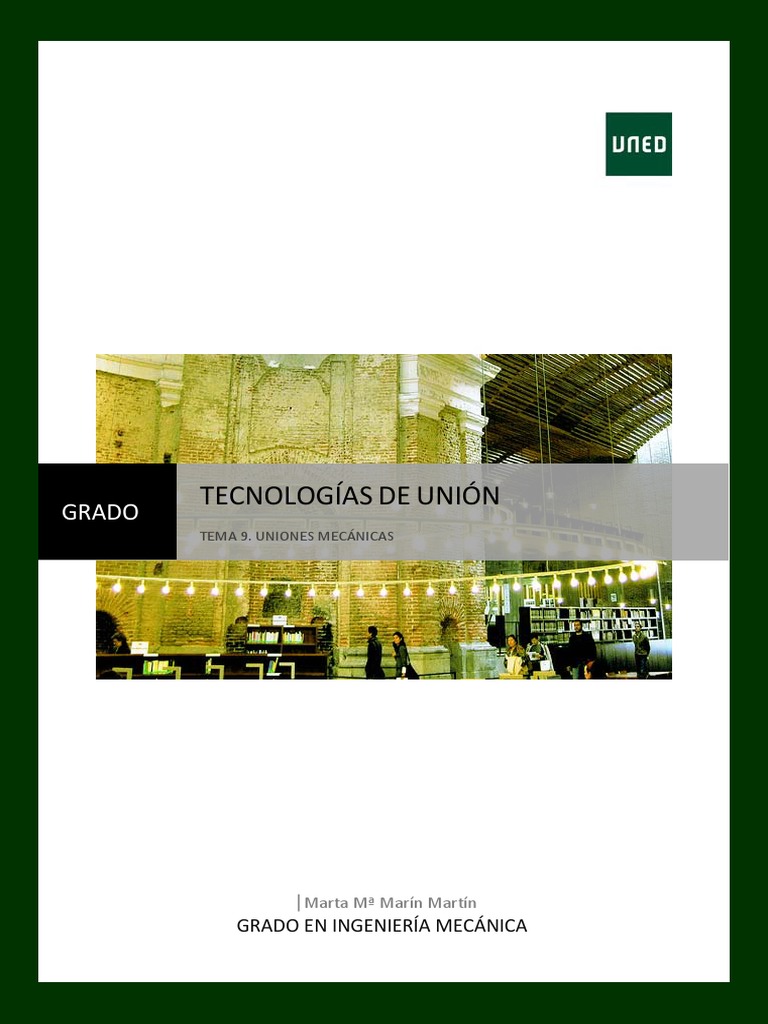 Tipos y ventajas de uniones mecánicas | PDF | Remache | Tornillo