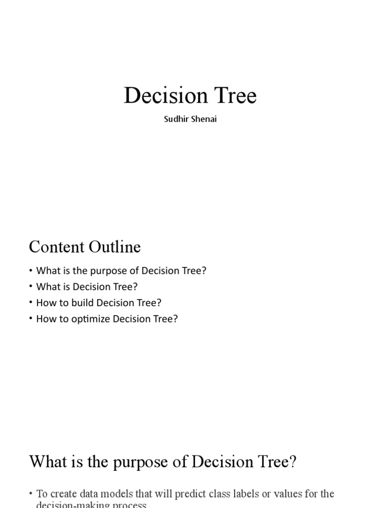Decision Tree | PDF | Statistical Classification | Theoretical Computer Science