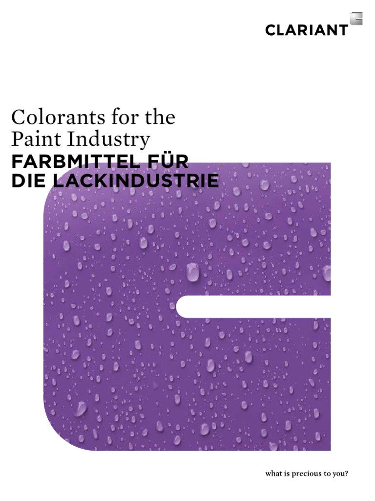 Equivalencias Clariant | PDF | Pigment | Paint