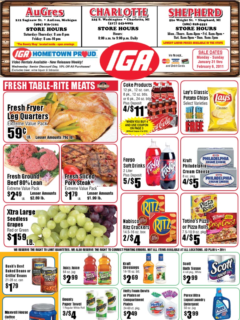 Charlotte: Fresh Table-Rite Meats | PDF | Anheuser Busch Brands ...