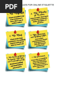 Netiquette Lesson Plan | PDF | Etiquette | Educational Technology