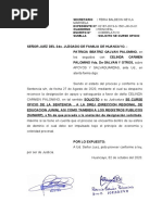 Solicito Endoso de La Constancia de Deposito Judicial | PDF | Derecho