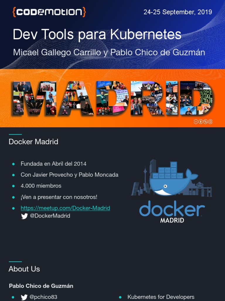Codemotion - k8s Dev Tools | PDF | Java (lenguaje de programación ...
