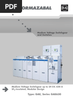 GHA - GIS Up To 40.5kV (Schneider) | PDF | Power (Physics) | Electric Power
