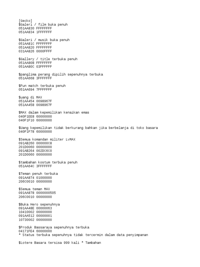 Basara 3 Utage Cheat | PDF