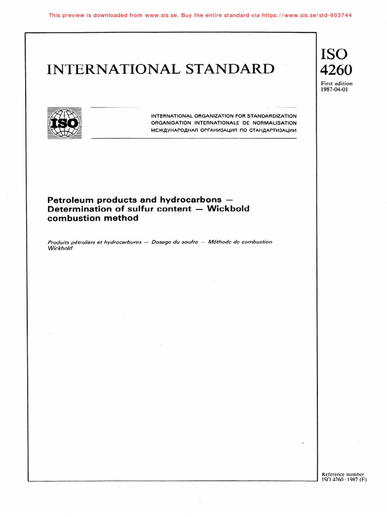 Iso 4260 1987 FR en PDF | PDF | International Organization For ...