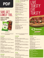 Potbelly PDF Menu | PDF | Salad | Bacon