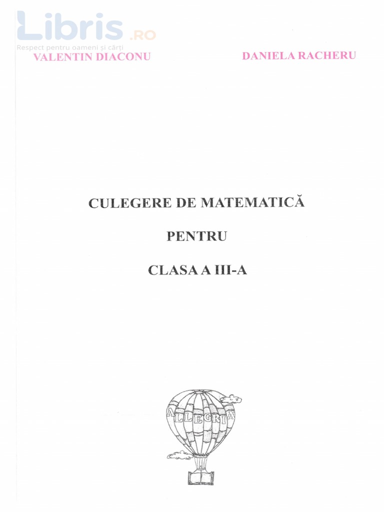 Dokumen - Tips - Culegere de Matematica Clasa 3 cdn4 de Matematica ...