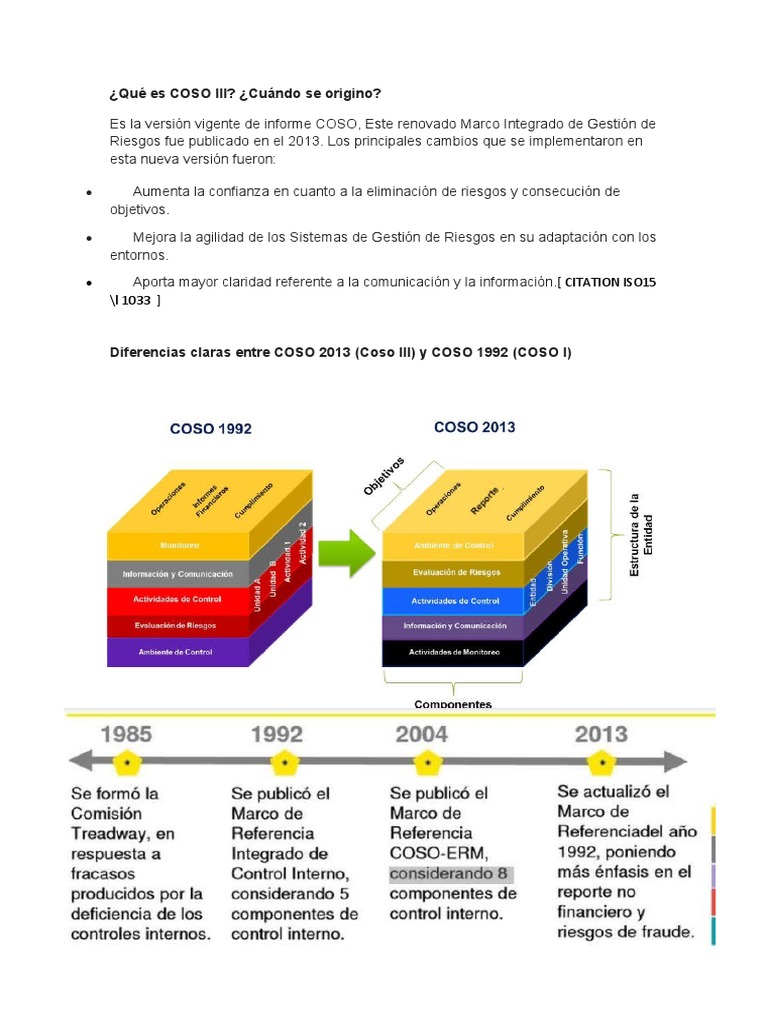 Qué Es COSO III | PDF