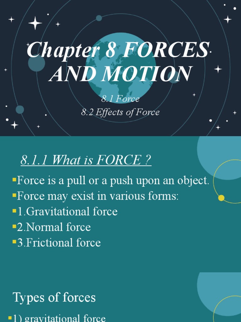 Chapter 8 FORCES AND MOTION | PDF | Lever | Force