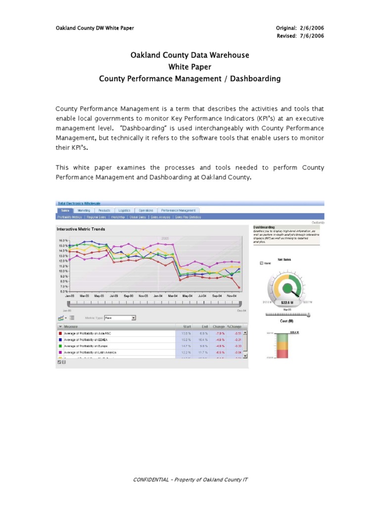 Dashboarding Strategy | PDF | Performance Indicator | Databases