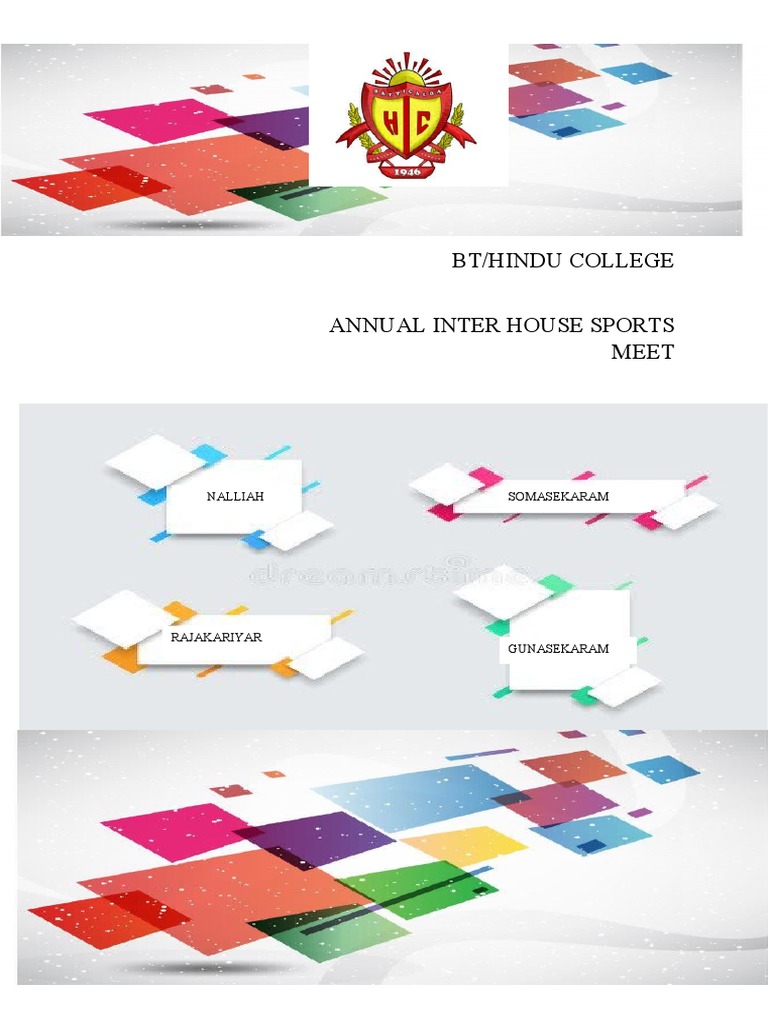 Inter House Sportsmeet 2019 | PDF