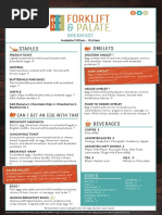 Breakfast and Kickback Menu - Drury Hotels | PDF | Hot Dog | French Fries