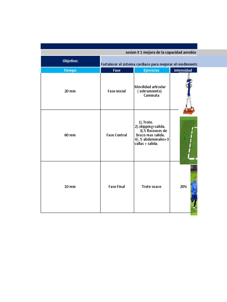 Sesiones de Entrenamiento - Brayan Quintero | PDF | Ejercicio físico | Recreación