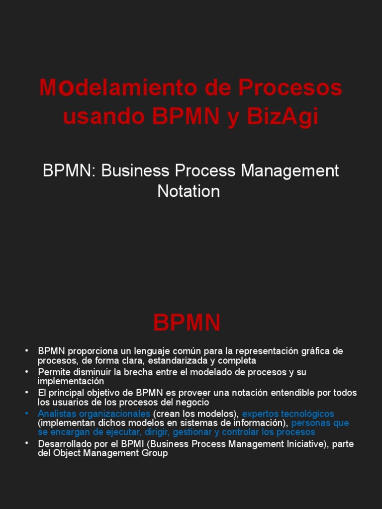 Modelamiento de Procesos Usando BPMN | PDF | Procesos de negocio | Ingeniería de software