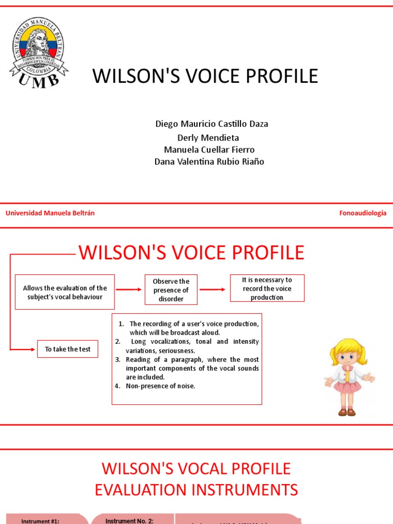 Wilson's Vocal Profile Evaluation | PDF | Human Voice | Sound Production