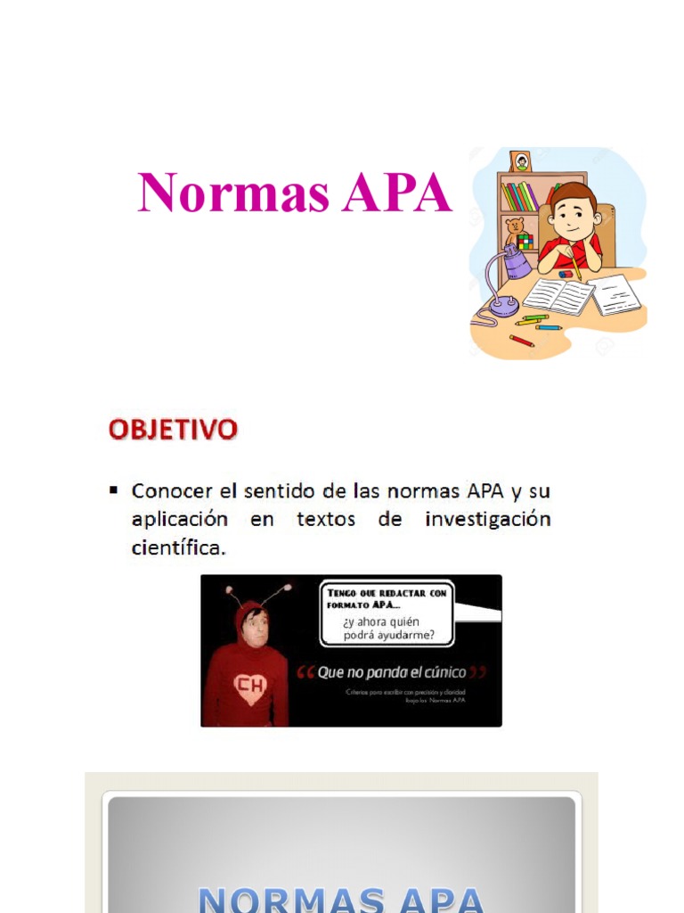 Normas Apa | PDF | Estilo apa | Escritura