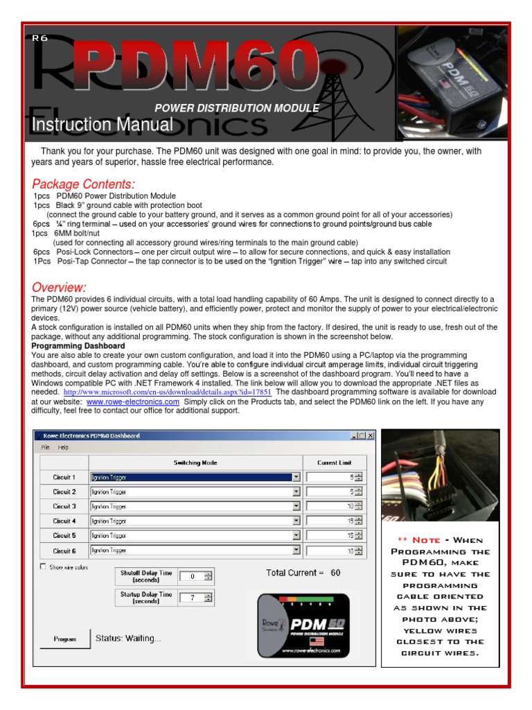 Instruction Manual: Package Contents | PDF | Ignition System ...