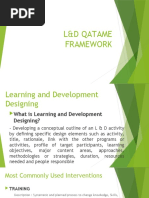 L&D QATAME Framework Overview | PDF | Quality Assurance | Needs Assessment